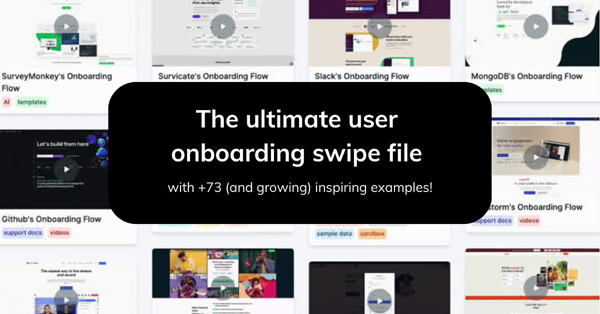 Get My User Onboarding Swipe File For Free By Ramli Rj John On Maven